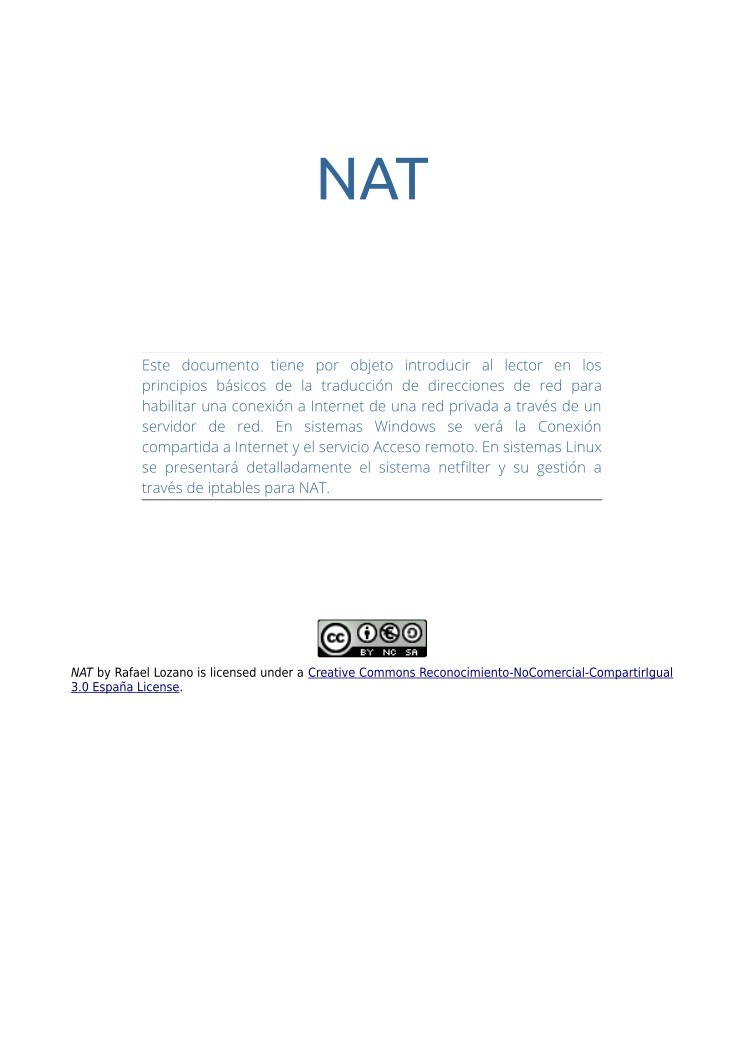 PDF de programación - NAT